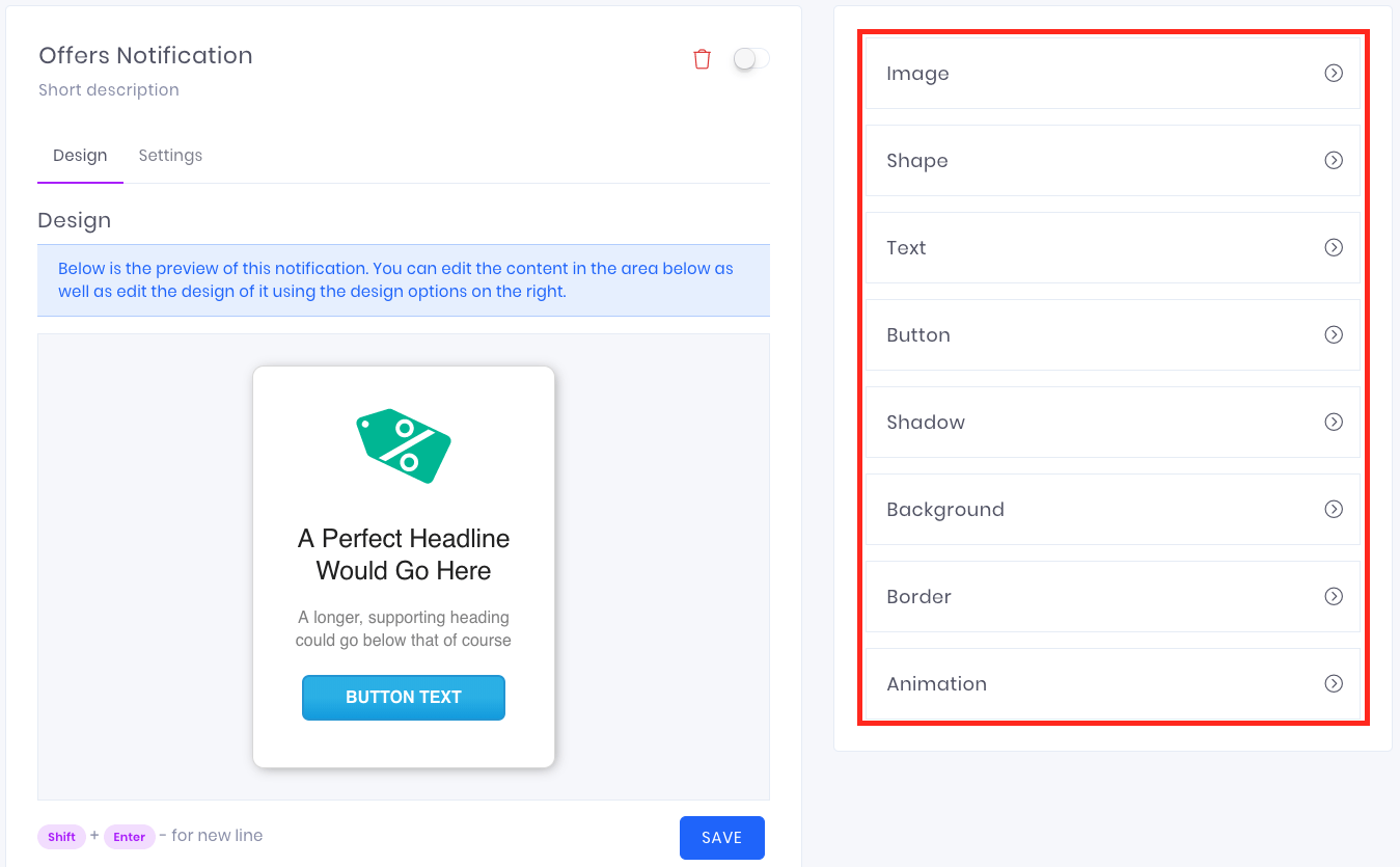 How to Configure an Offer Notification - Evidence